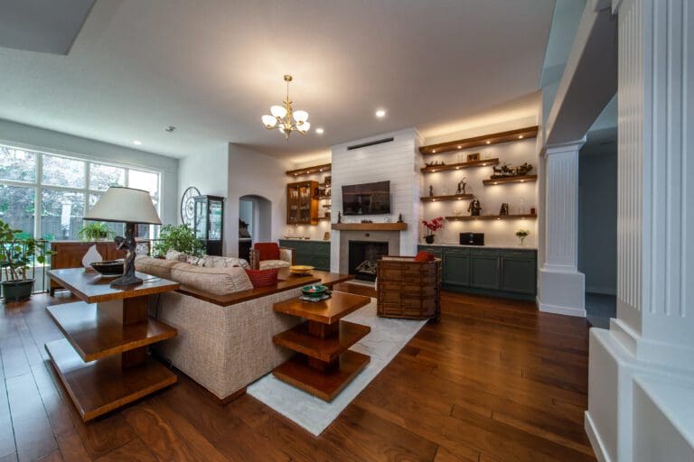 How to Use That Space Around Your Fireplace - Contact Renovations ...
